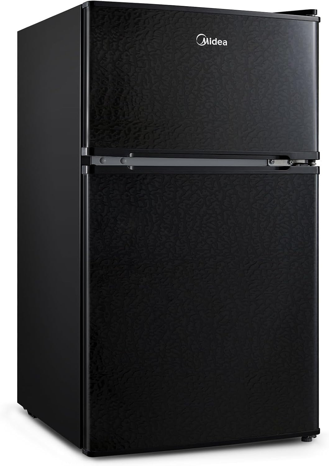 Midea WHD-113FB1 Double Door Mini Fridge with Freezer for Bedroom ...