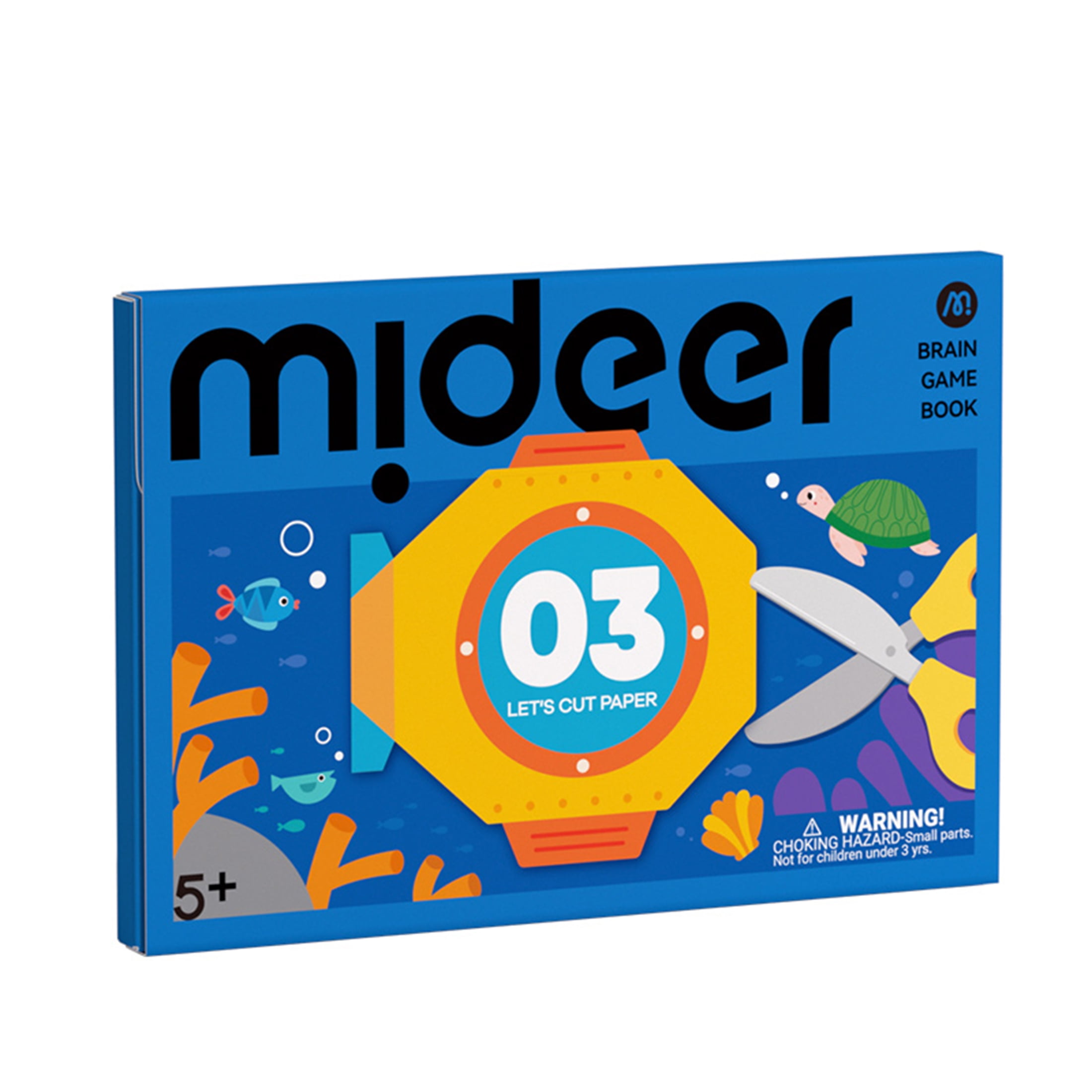 Mideer Level Up Brain Gamebook Children's Toy Let's Cut Paper Game ...