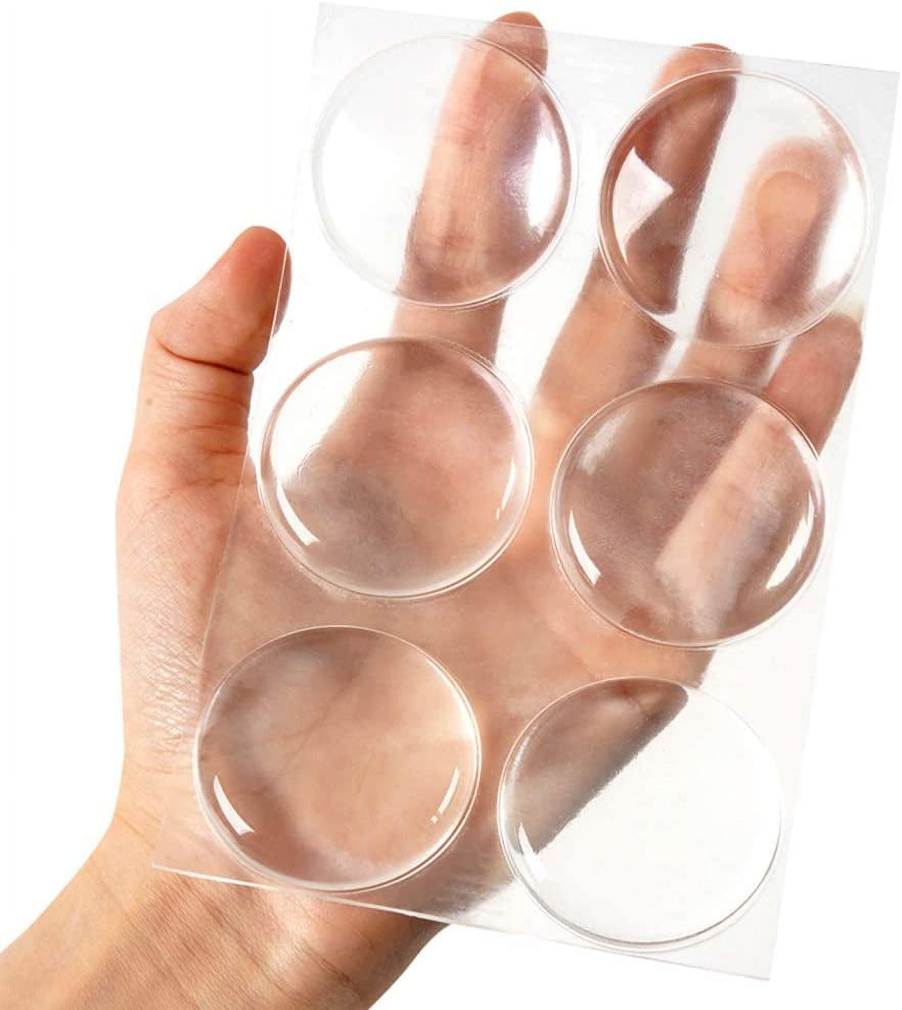 Midewhik 6 Pcs Silicone Door Bumper, Self Adhesive Clear Wall ...