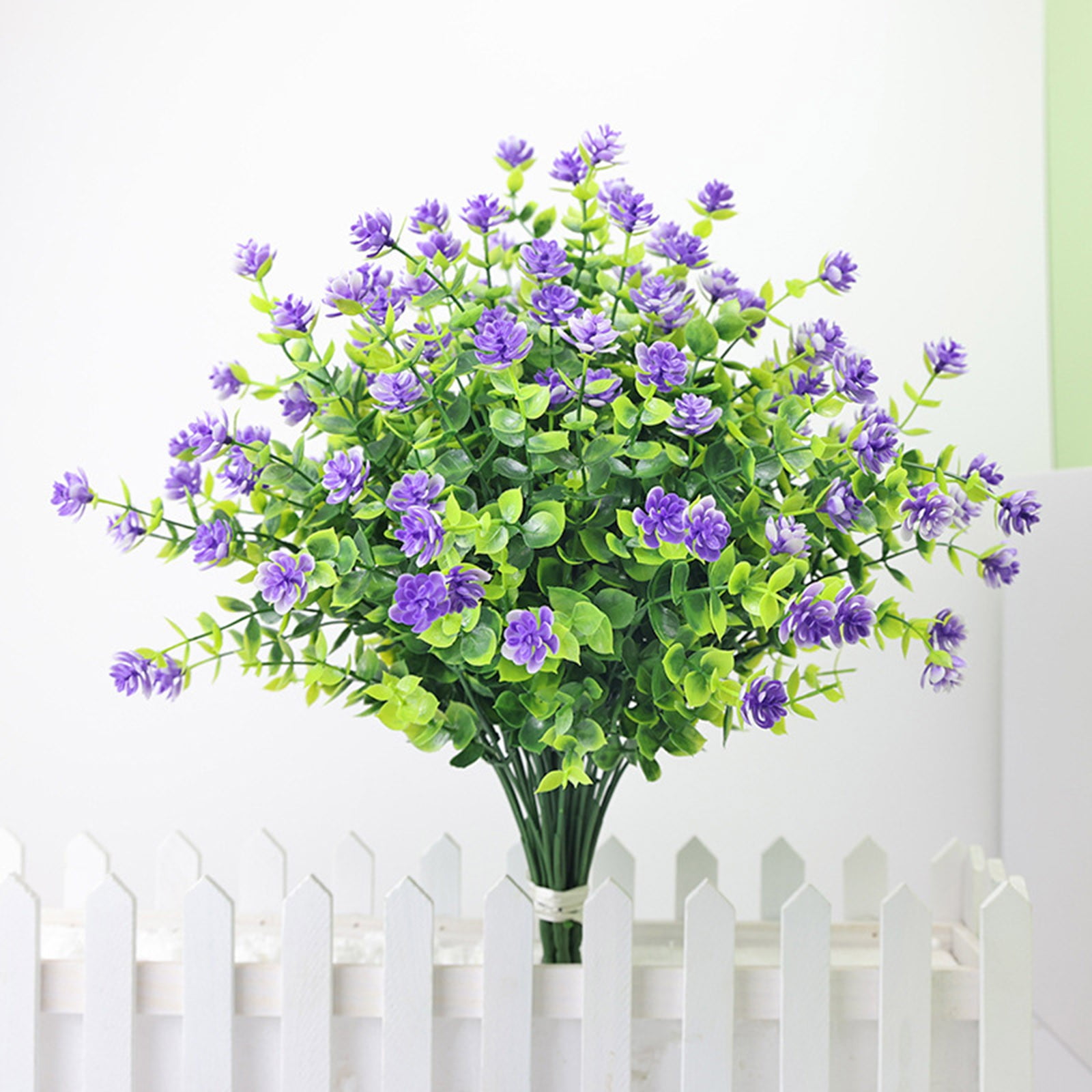 Midewhik activity 2 Bundles Outdoor Artificial Flowers Colorful Faux UV ...