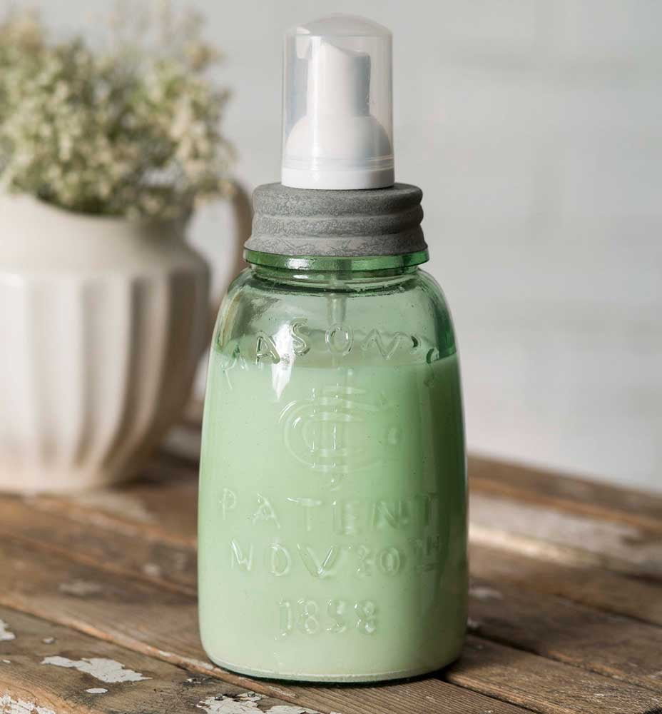 CTW Home Collection Midget Pint Mason Jar Foaming Soap Dispenser ...