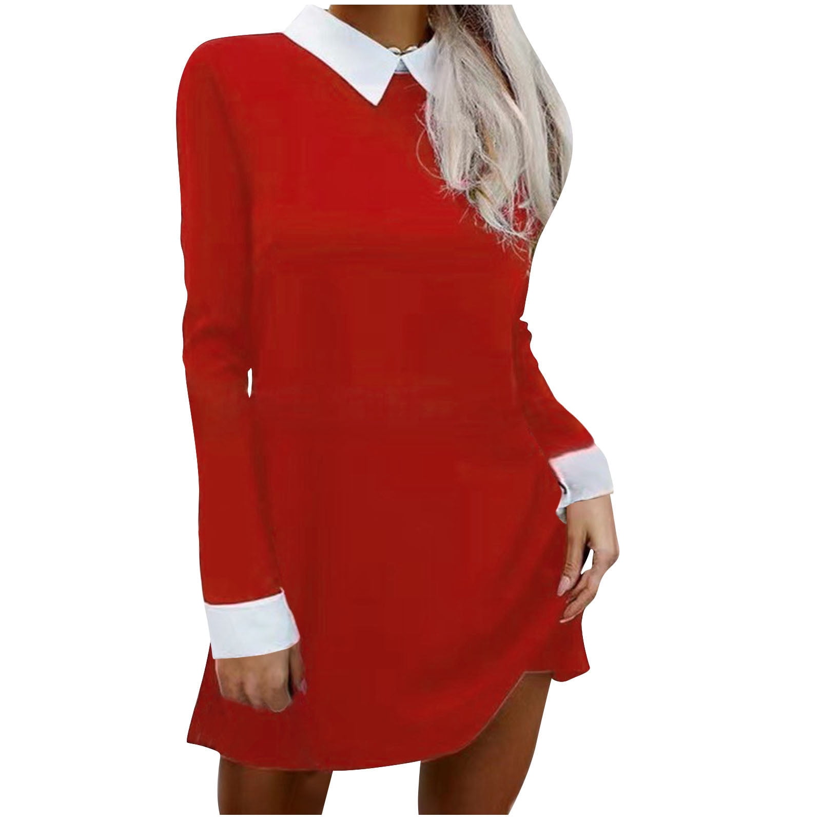 Midi Fall Dresses for Women Women's Long Sleeve Fall Dresses Casual ...