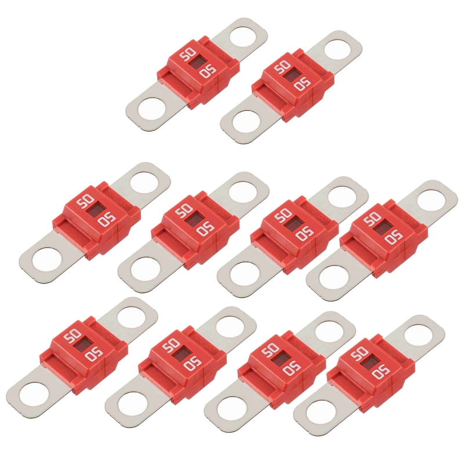 /Midi Fuse 50A High Current Fuse Bolt-On Fuse 50 Amp - Walmart.com