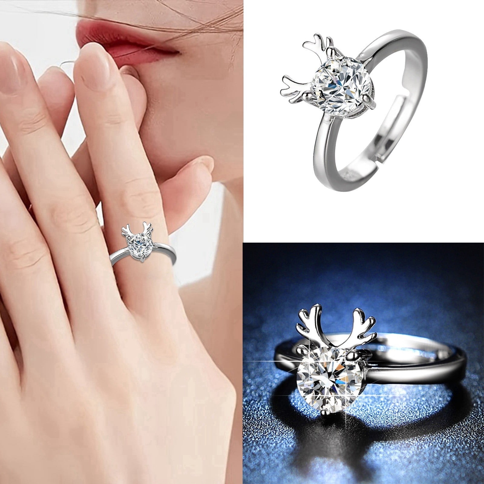 Midi Ring Cool Rings for Girls No Rings Alt Ring Set Deer Ring Deer Is ...