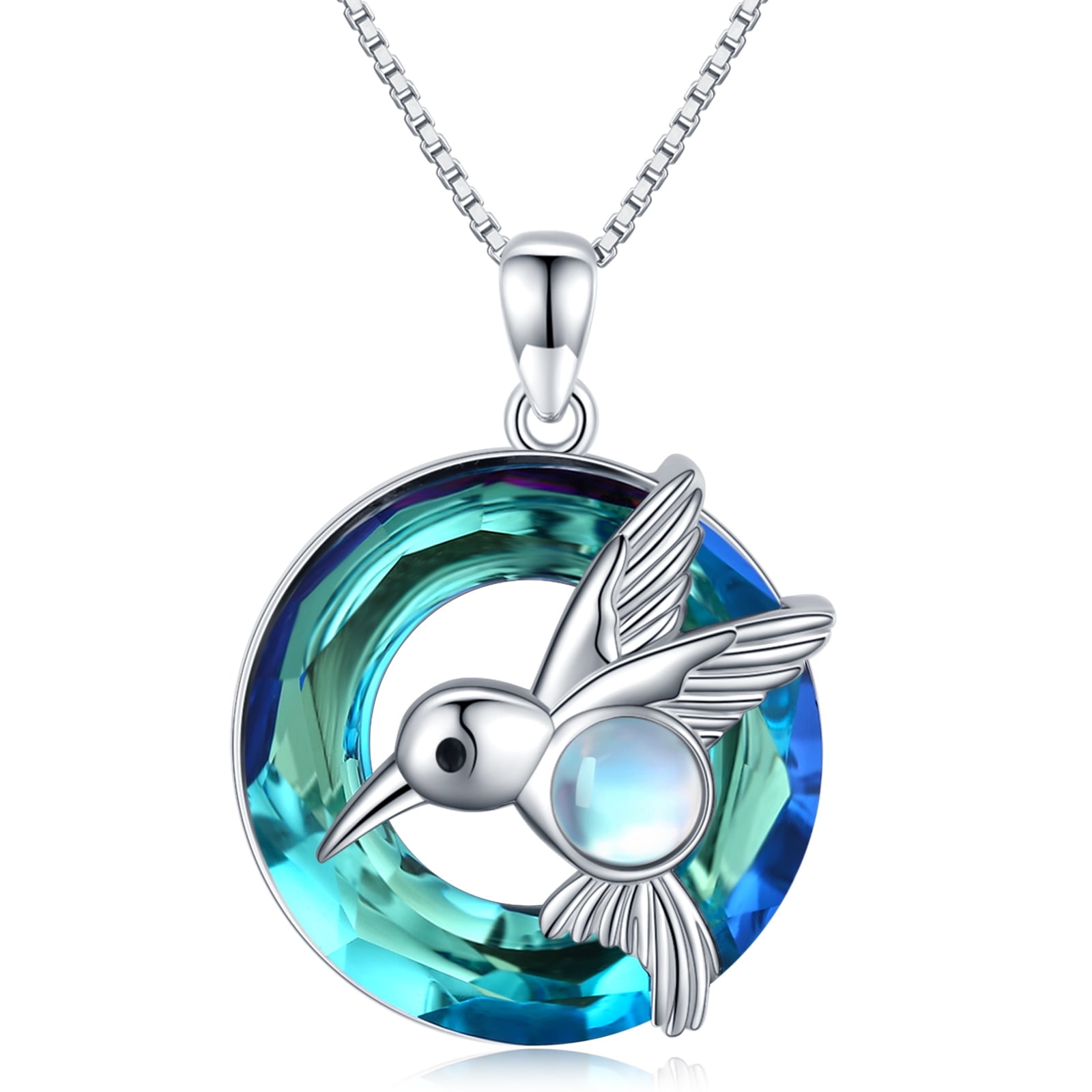 Midir&Etain Hummingbird Necklace 925 Sterling Sliver Cute Bird Animal ...