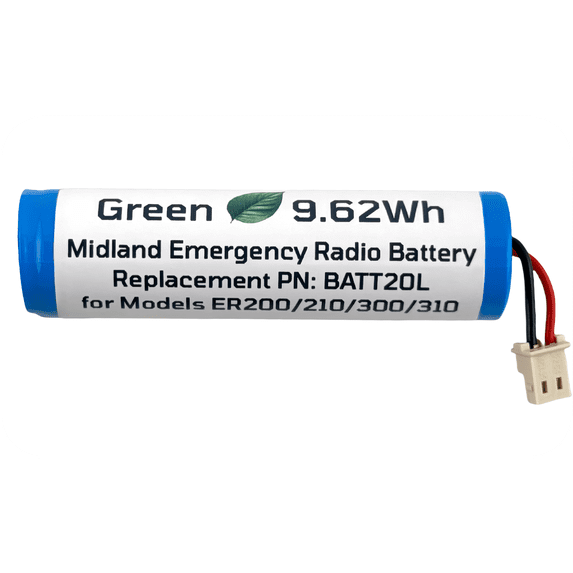 Midland Emergency Radio Battery Replacement - Walmart.com