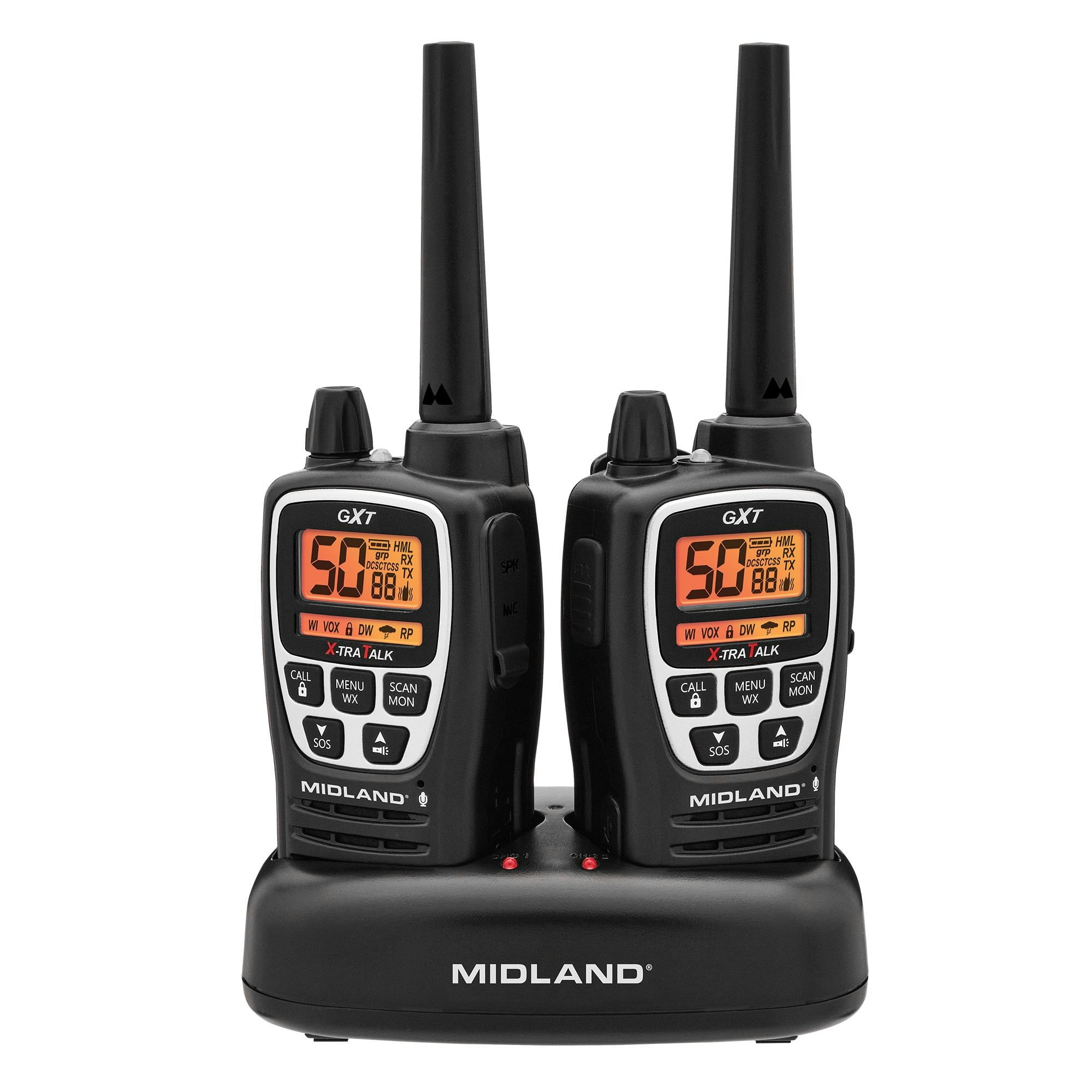 Midland GXT3000VP4 22 Channel with 28 Extra Channels Two-Way Radio ...
