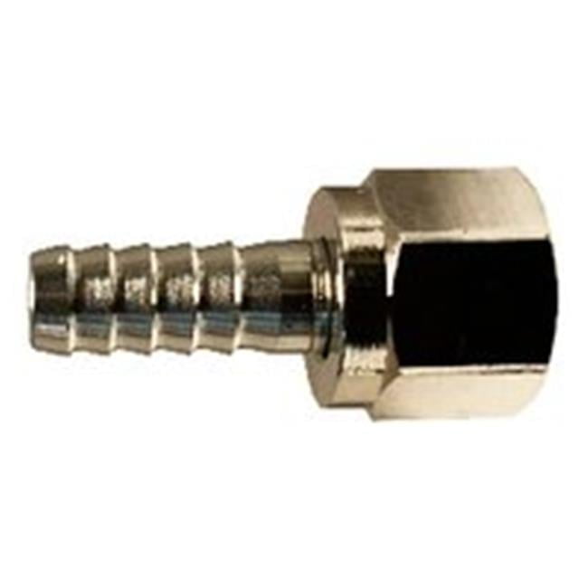 Midland Industries 0.37 x 0.37 in. Barb x Female Flare 304 Stainless ...