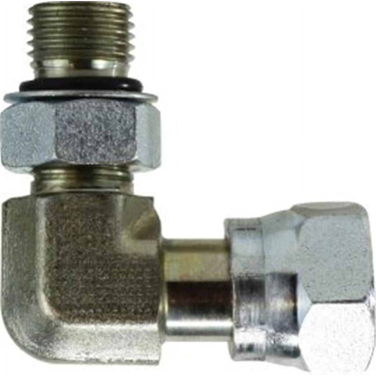 Midland Industries 0.56-18 x 0.68-16 MORFS x MORB 90 deg Swivel Nut ...