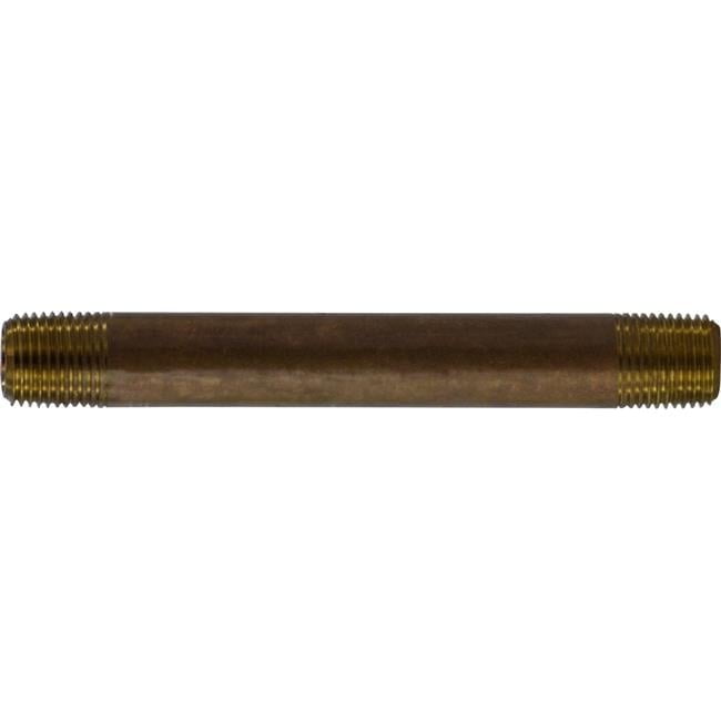 Midland Industries 40018 0.12 x 14 Red Brass Nipple - Walmart.com