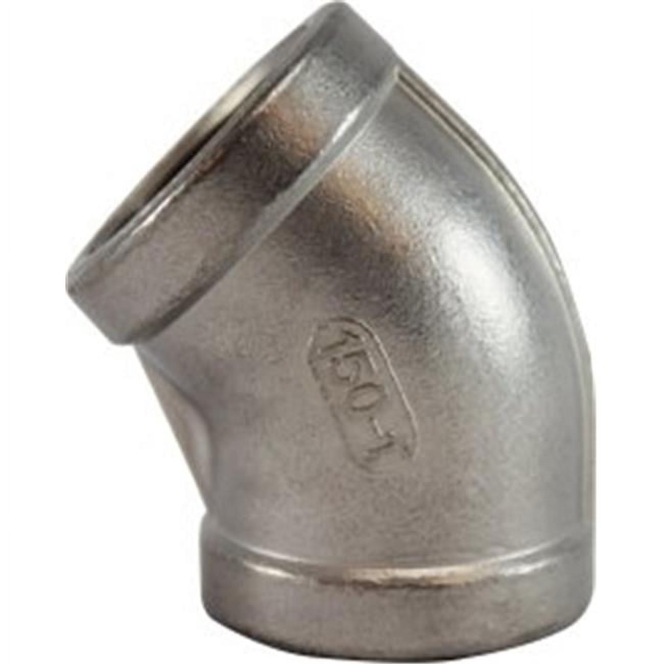 Midland Industries 63186 1.25 in. 316 Stainless Steel 45 Elbow ...