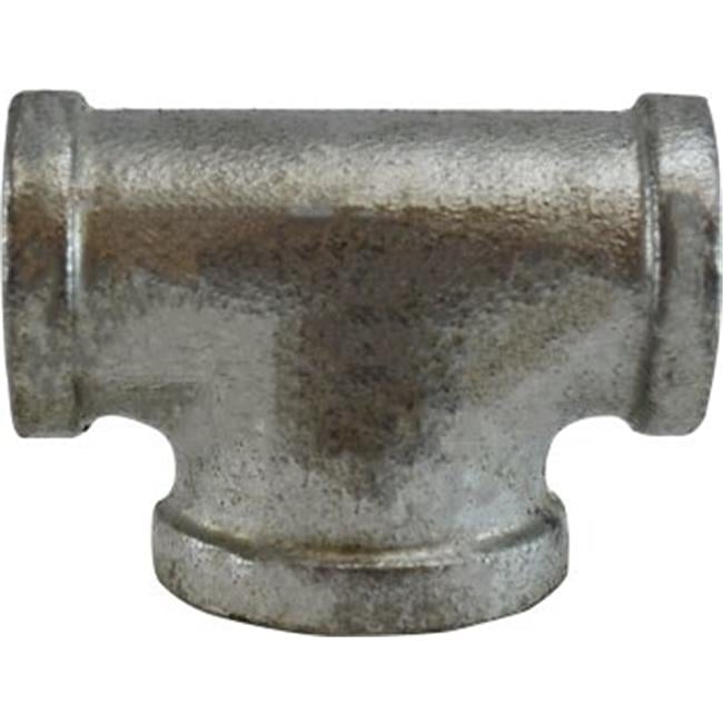 Midland Industries 64280 0.5 x 0.75 in. Galvanized Bullhead Tee ...