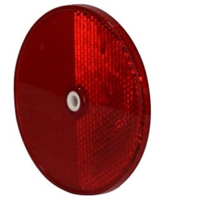 Midland Industries 95627 3 in. Red All Plastic Reflectors - Walmart.com