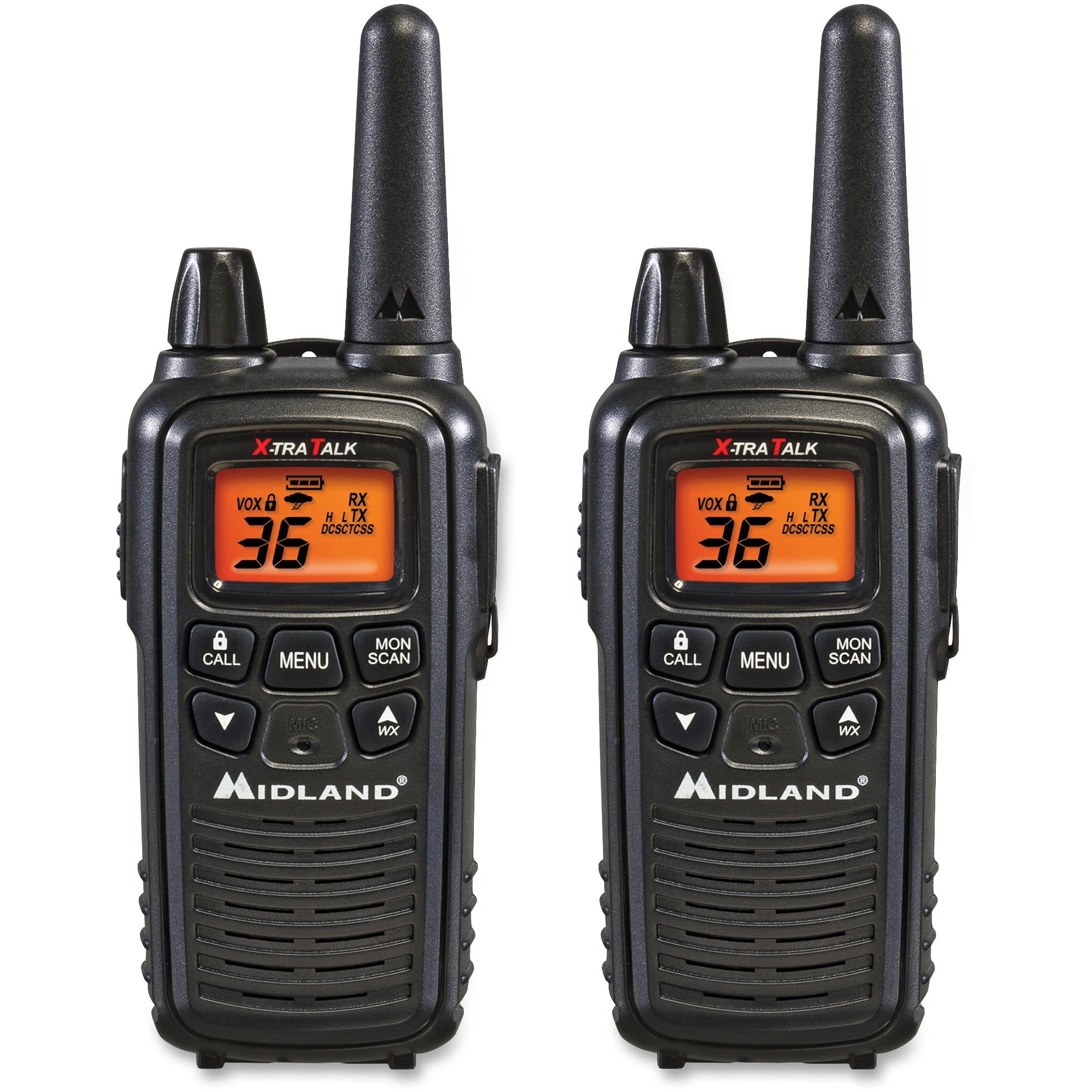 Midland LXT600VP3 26-mile Range 2-way, Black - Walmart.com