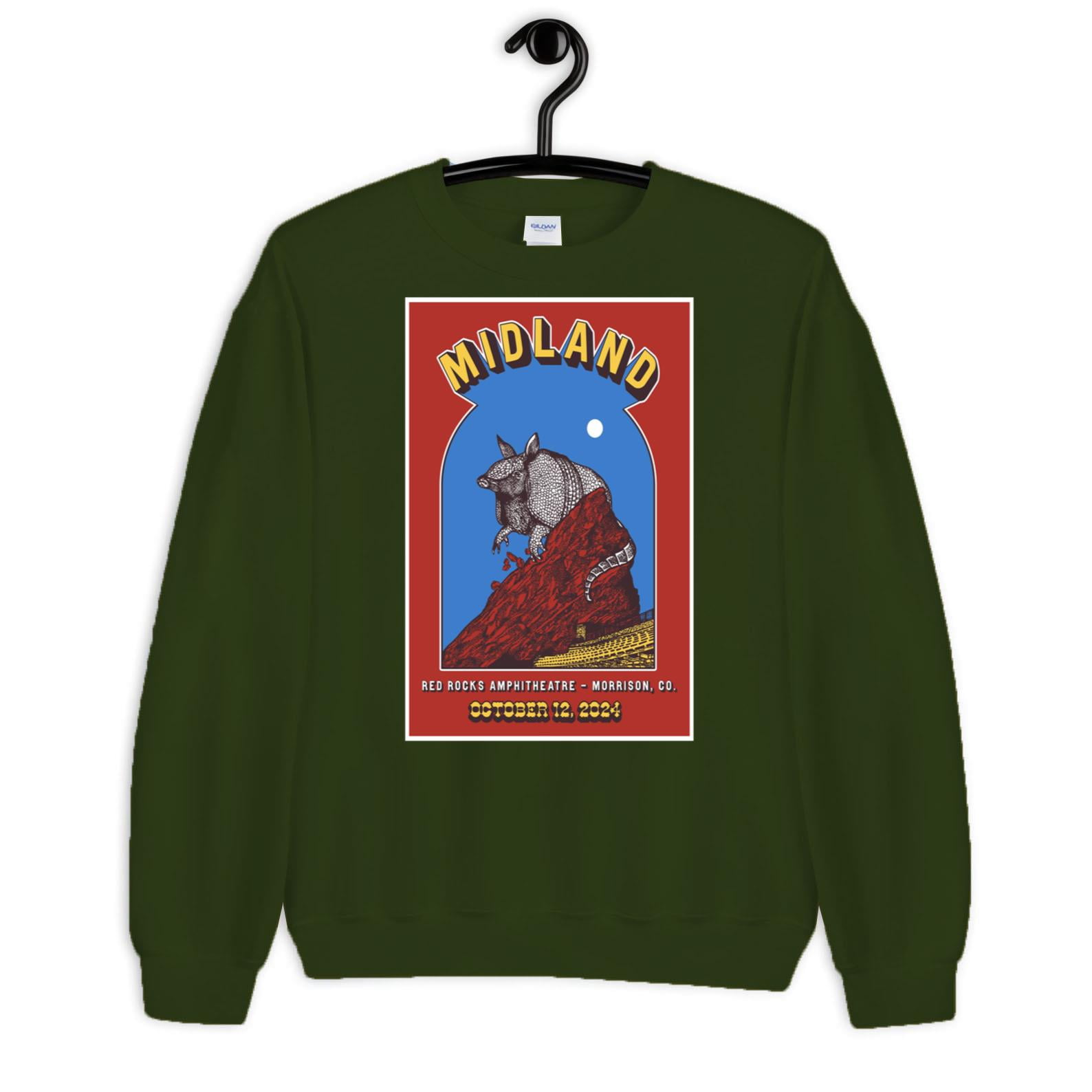 Midland October 12 2024 Red Rocks Amphitheatre Morrison Shirt-TH33945 ...