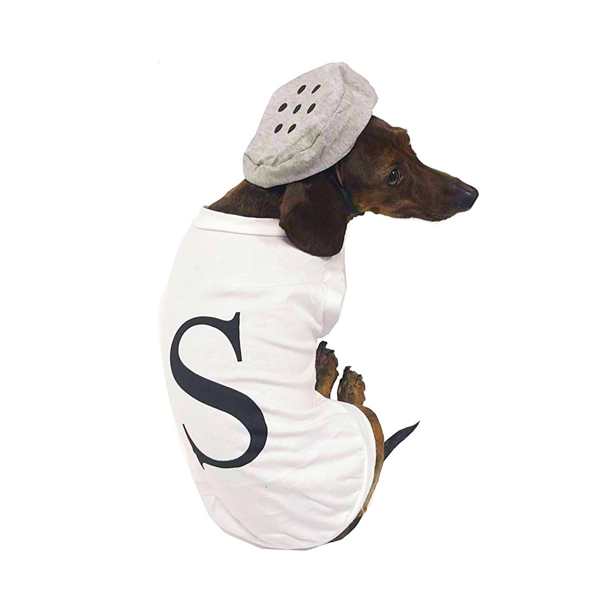 Midlee Salt & Pepper Dog Halloween Costume (Salt, Medium) - Walmart.com