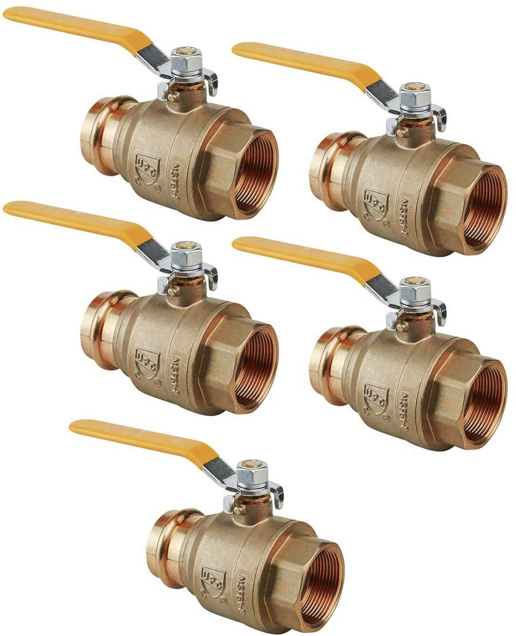 Midline Valve 542034VLVF-5 Premium Adapter Ball Valve, with 3/4 in ...