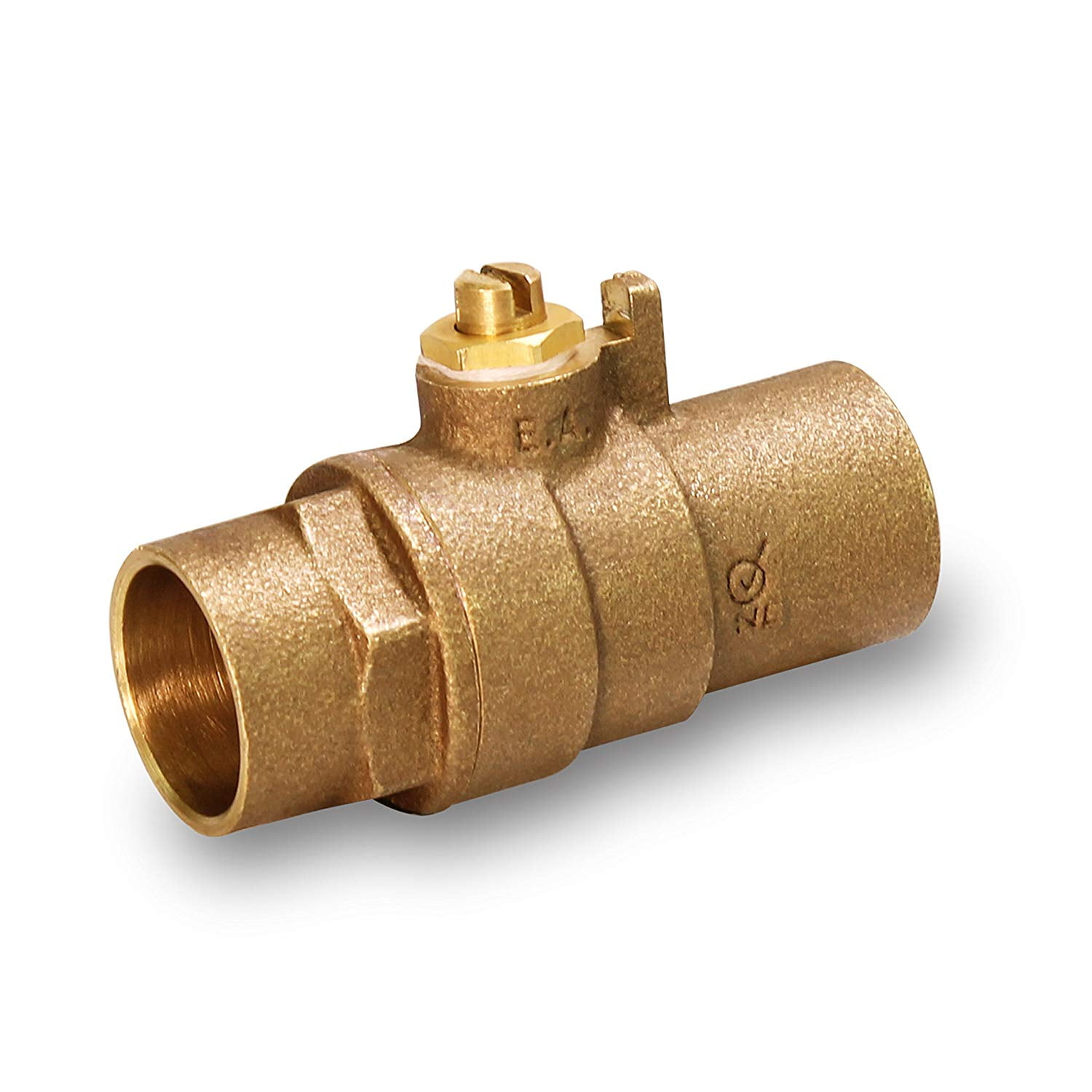Midline Valve 842256S Premium Brass Ball Valve with Screwdriver Slotted ...