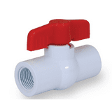Midline Valve PVC Ball Valve; Blue T-Handle for Potable Water; 2-1/2 in ...