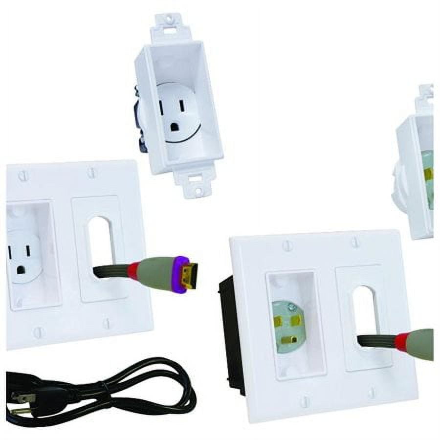 Midlite - 2A46-W-3 - In Wall Power Solution Kit/ 3ft - Walmart.com