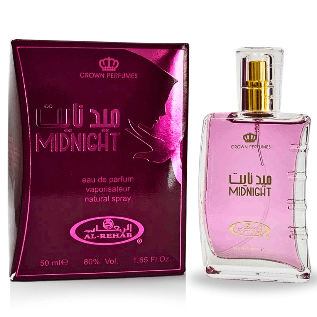 Midnight - Al-Rehab Eau De Natural Perfume Spray- 50 ml (1.65 fl. oz ...