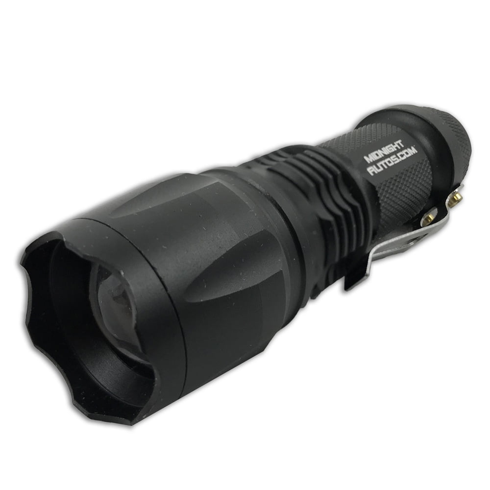 Midnight Autos - Q5 LED Tactical Flashlight - 350 Lumens, Aluminum ...