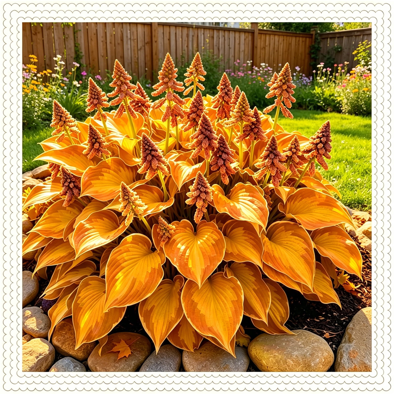 Midnight Blue & Autumn Gold Hostas for Planting-(Non-Artificial ...