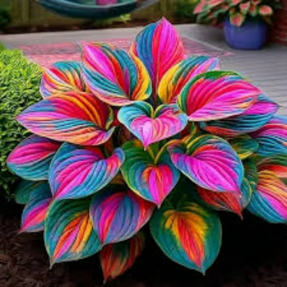 Midnight Blue -Hosta-Bulbs For Planting - Premium Garden Stakes Perfect ...