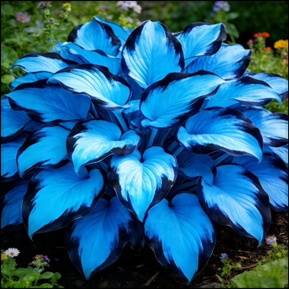 Midnight Blue Hosta-Bulbs For Planting-Premium Garden Stakes Perfect ...