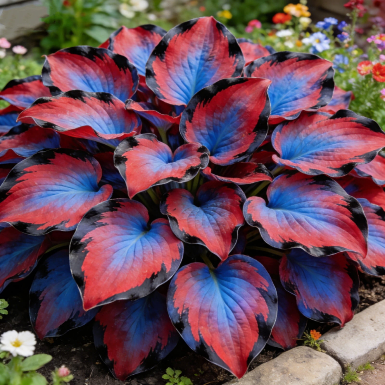 Midnight Blue Hosta-Bulbs For Planting-Premium Garden Stakes - Perfect ...