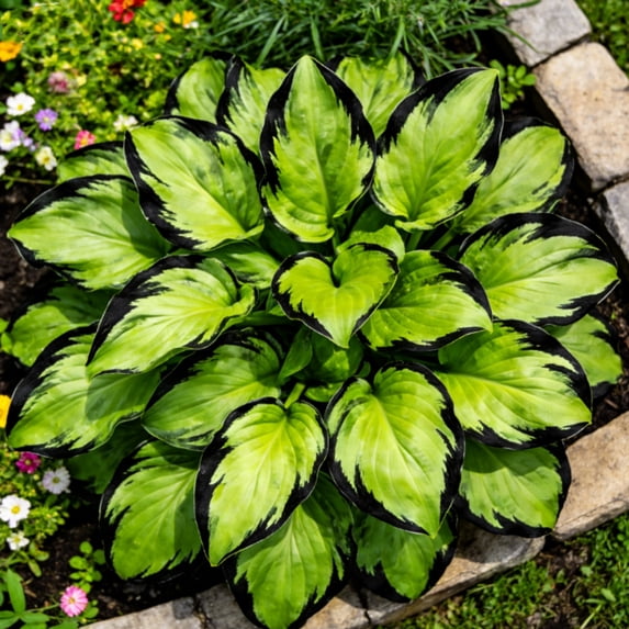 Midnight Blue Hosta-Bulbs For Planting-Premium Garden Stakes - Perfect ...