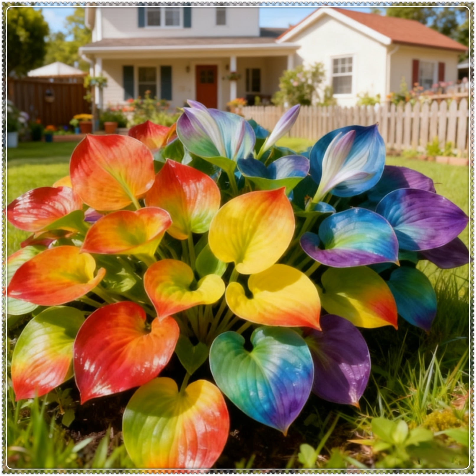 Midnight Blue Hosta-Bulbs For Planting-Premium Garden Stakes Perfect ...