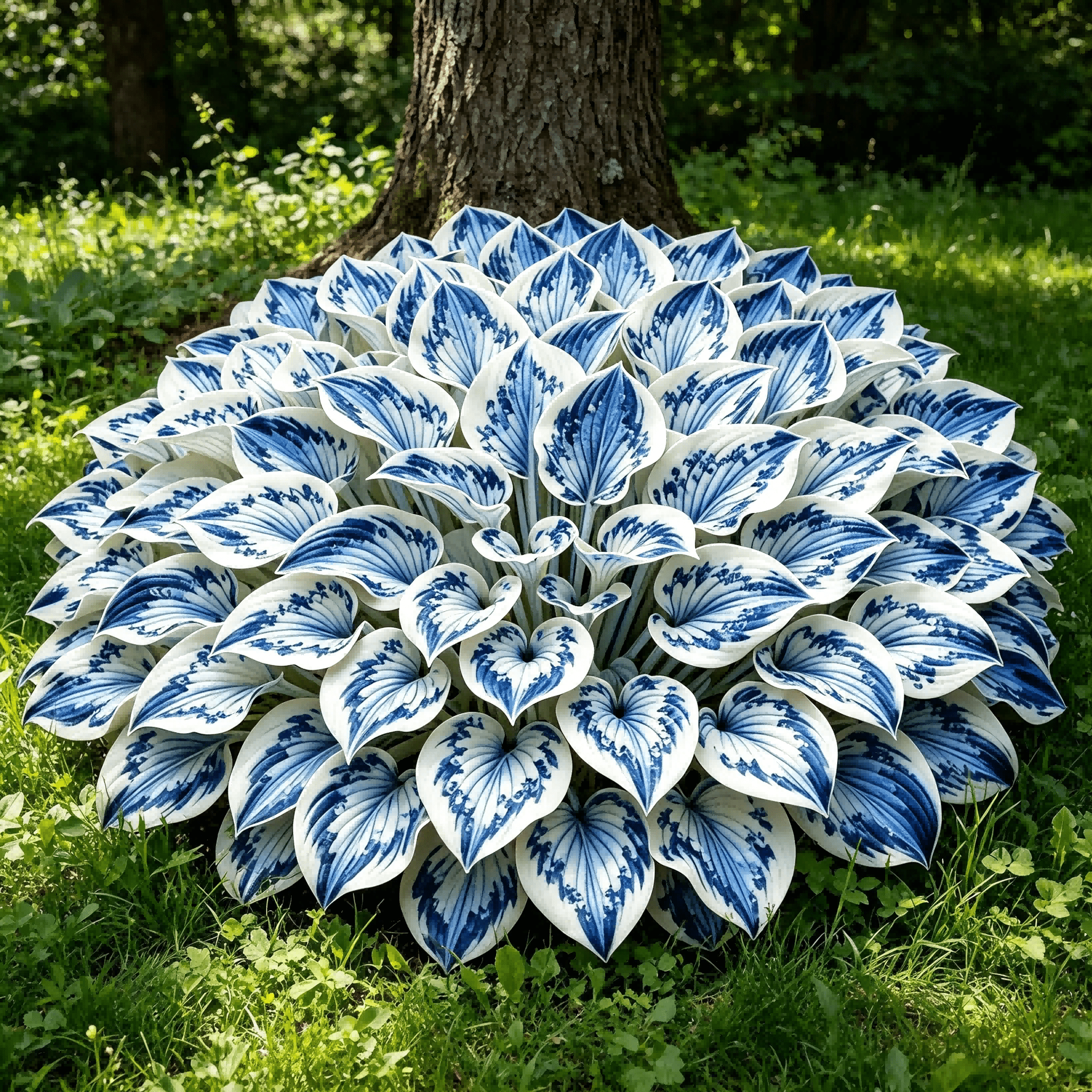Midnight Blue Hostas For Planting Cultivation-(Non-Artificial)-Easy to ...