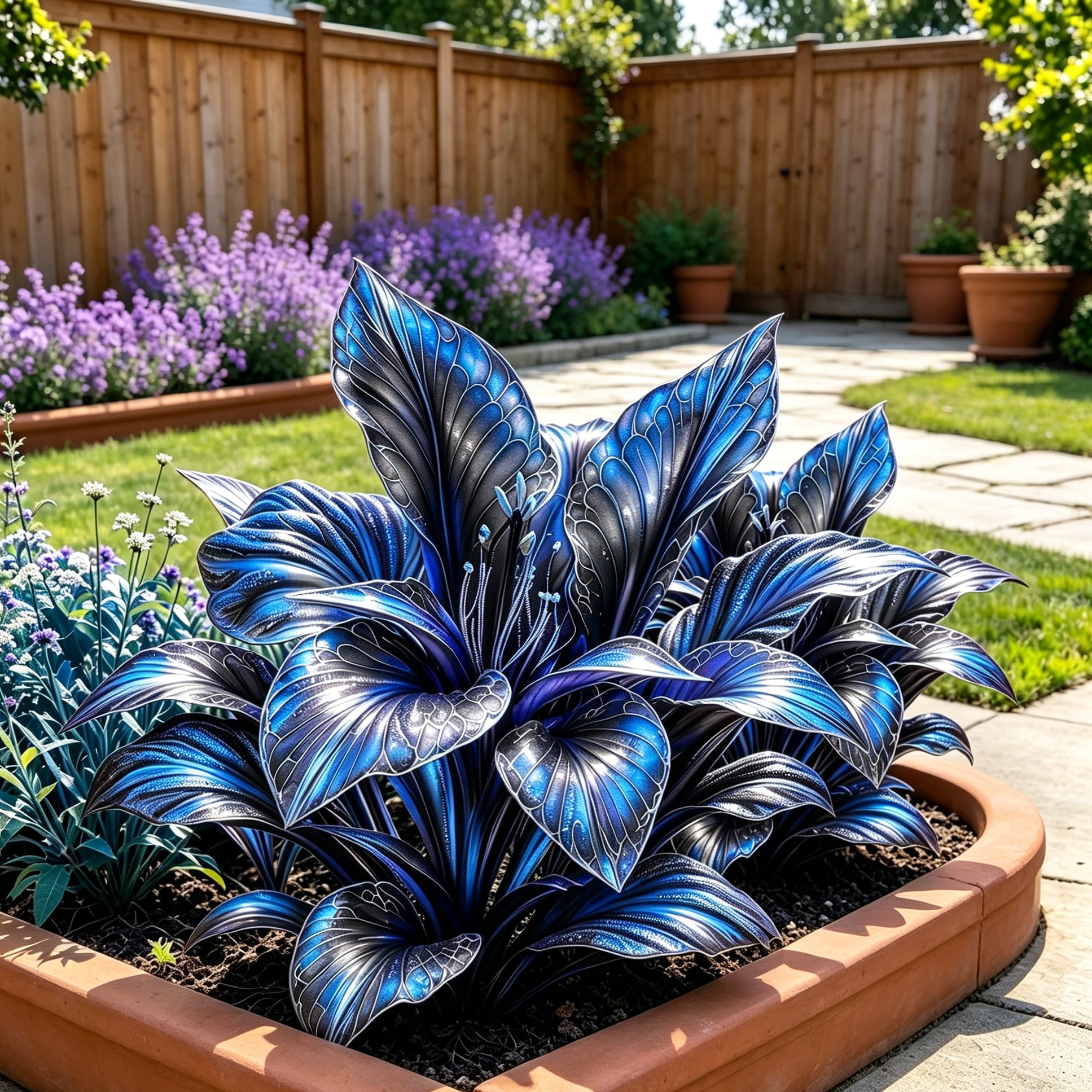 Midnight Blue Hostas For Planting Cultivation-(Non-Artificial)- Quick ...