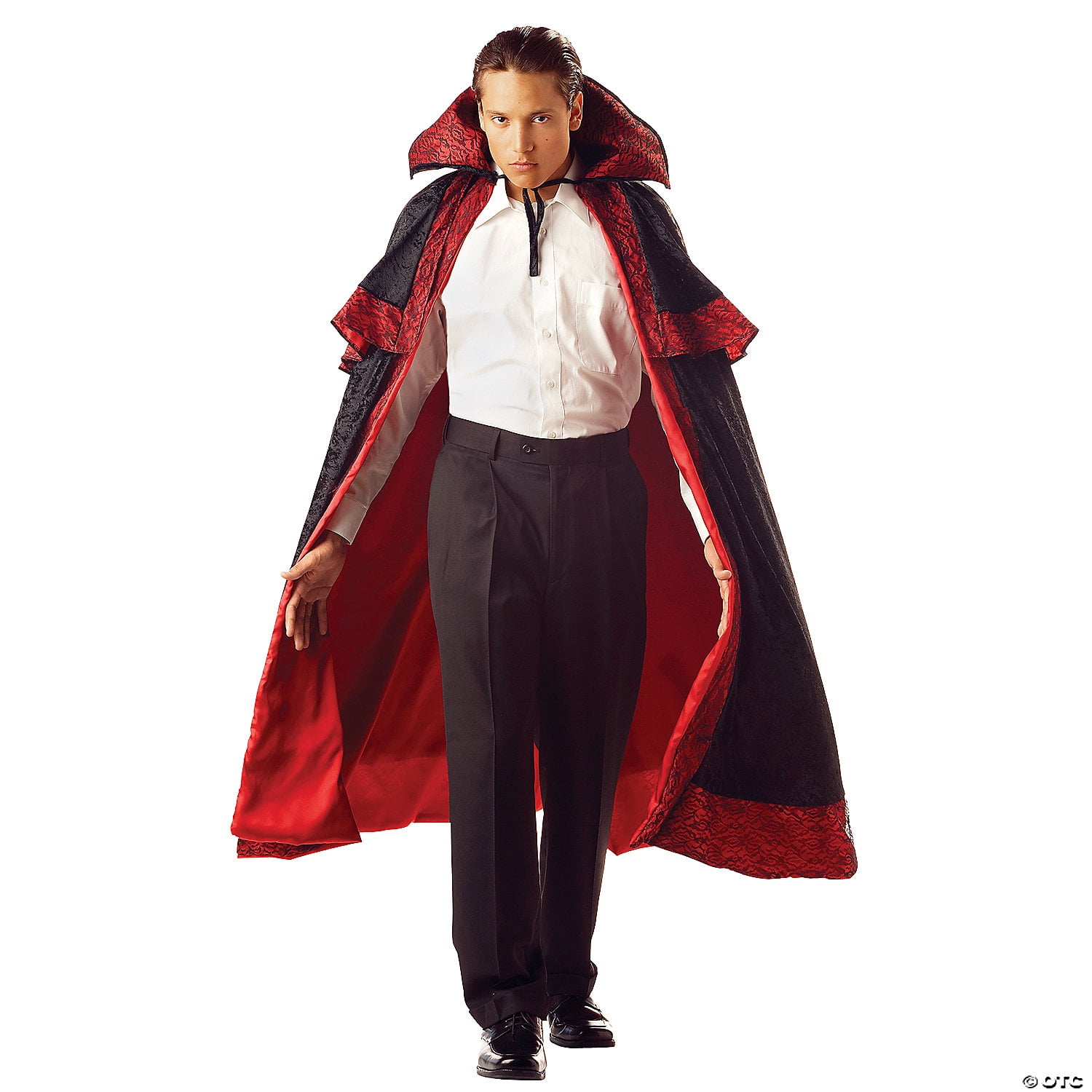 Midnight Carnival Adult Halloween Cape with Collar - Walmart.com