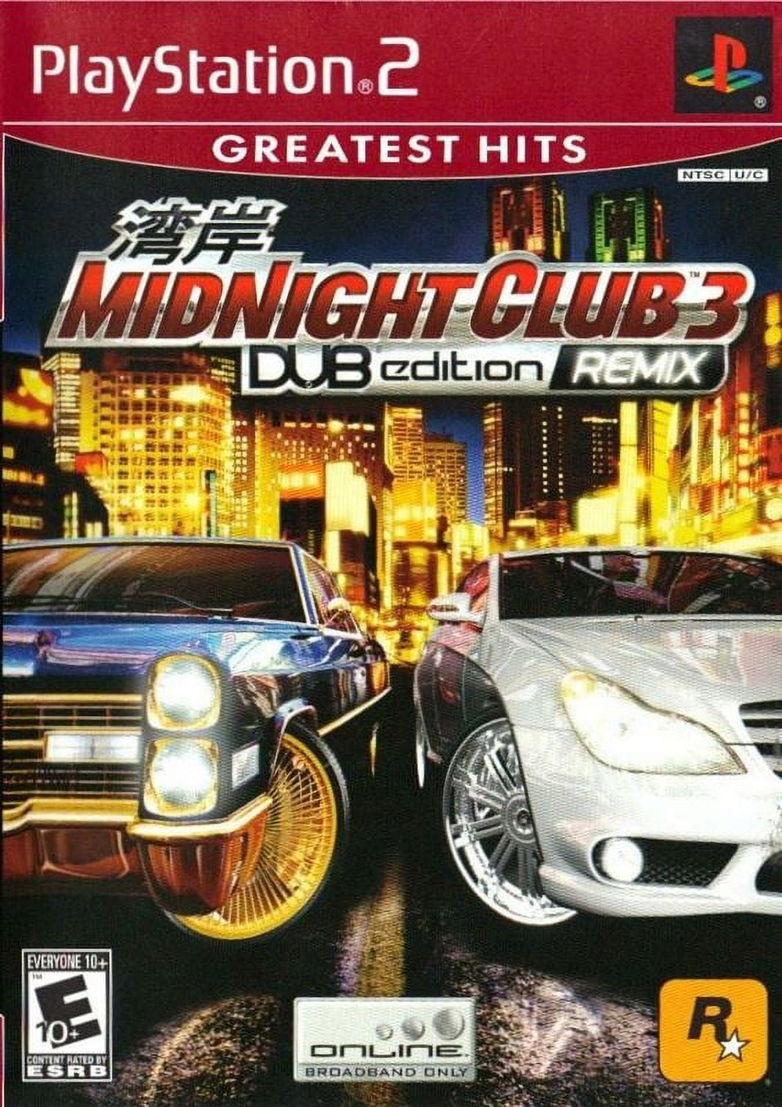 Restored Midnight Club 3: DUB, Physical/PlayStation 2, Edition Remix ...
