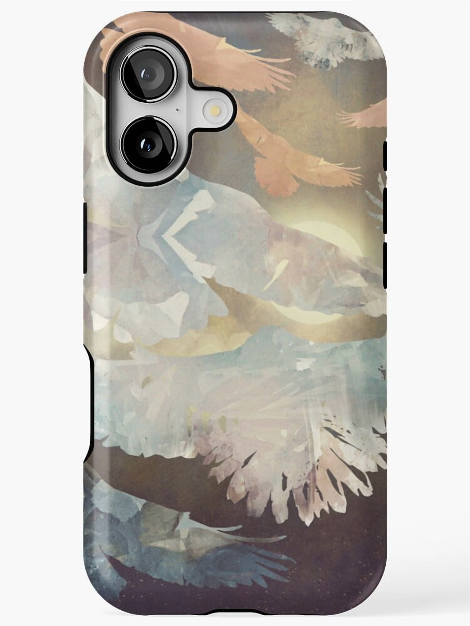 Midnight Flight Minimal Bird Artwork For iPhone 11-17 Pro Max Phone ...