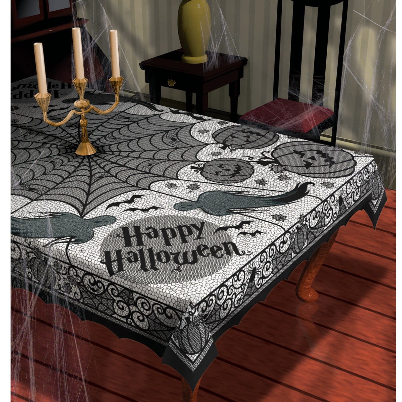 Midnight Lace Tablecloth - Walmart.com