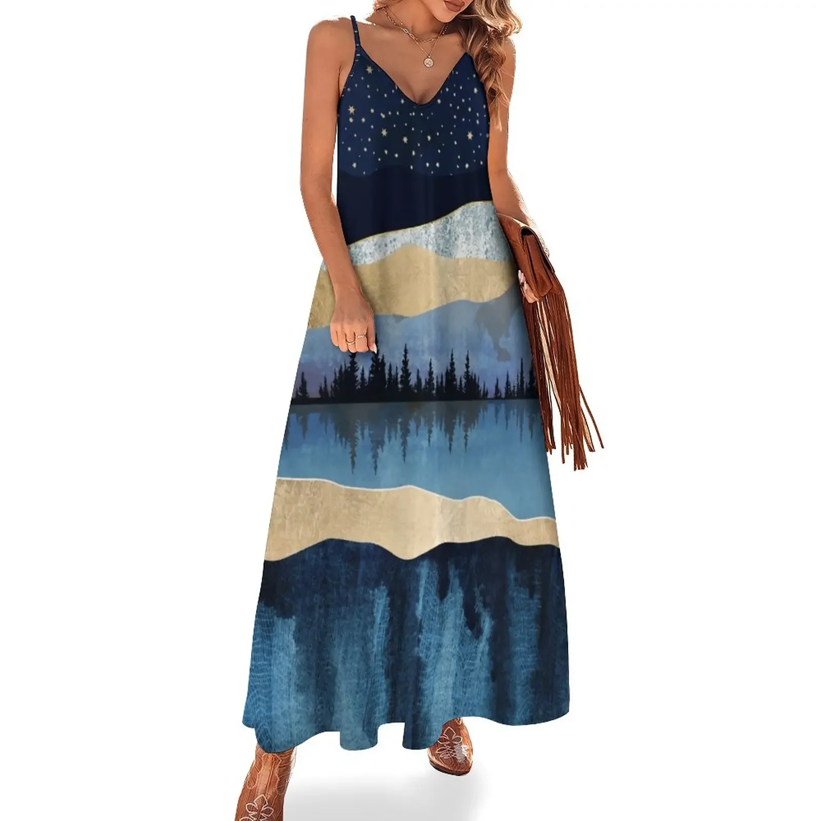 Midnight Lake Sleeveless Dress Women's clothing ladies dresses for special occasion women's ...