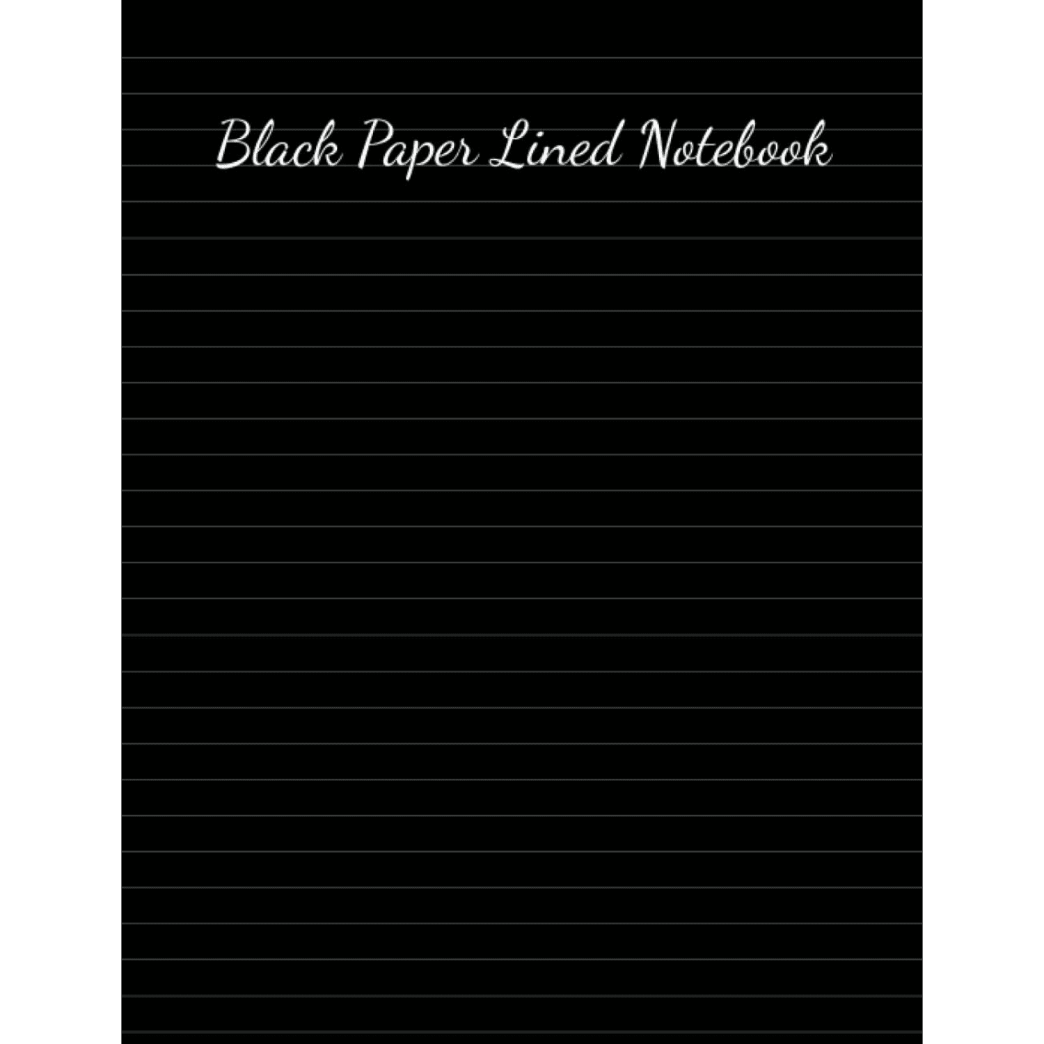 Midnight Muse: Black Paper Notebook for Artists - Sketch, Write, Doodle ...