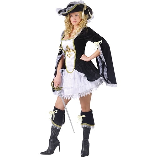 Midnight Musketeer Adult Halloween Costume - Walmart.com