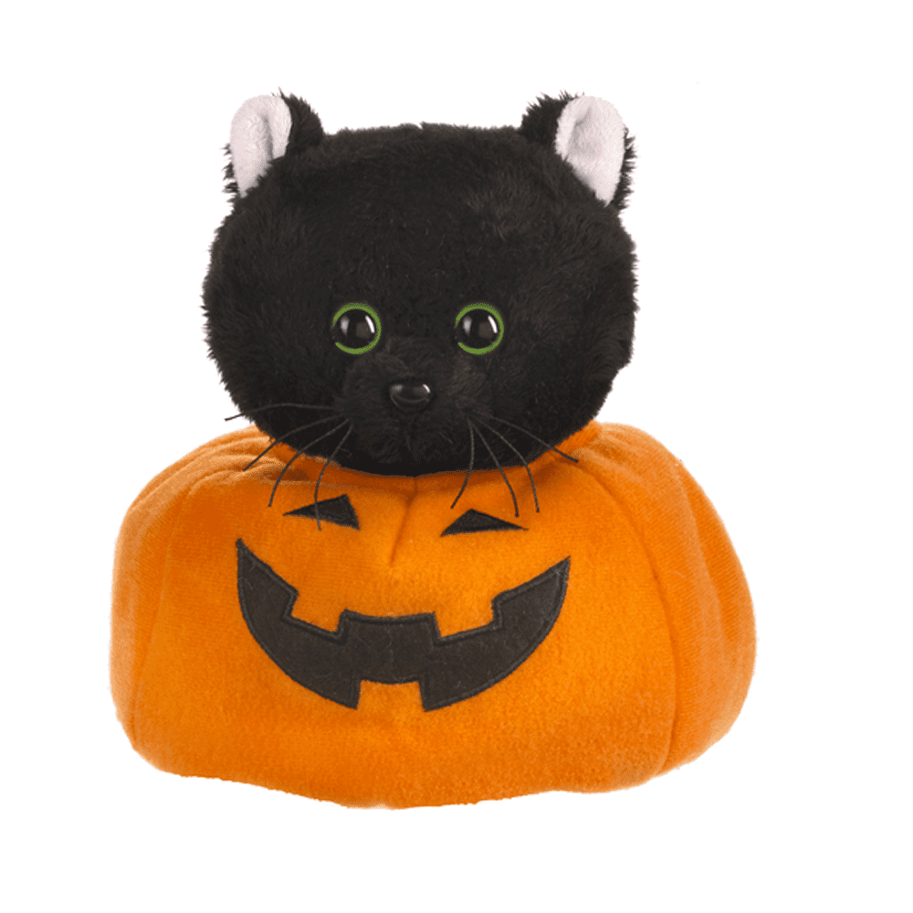 Midnight Pumpkin Cat Plush Toy - By Ganz - Walmart.com