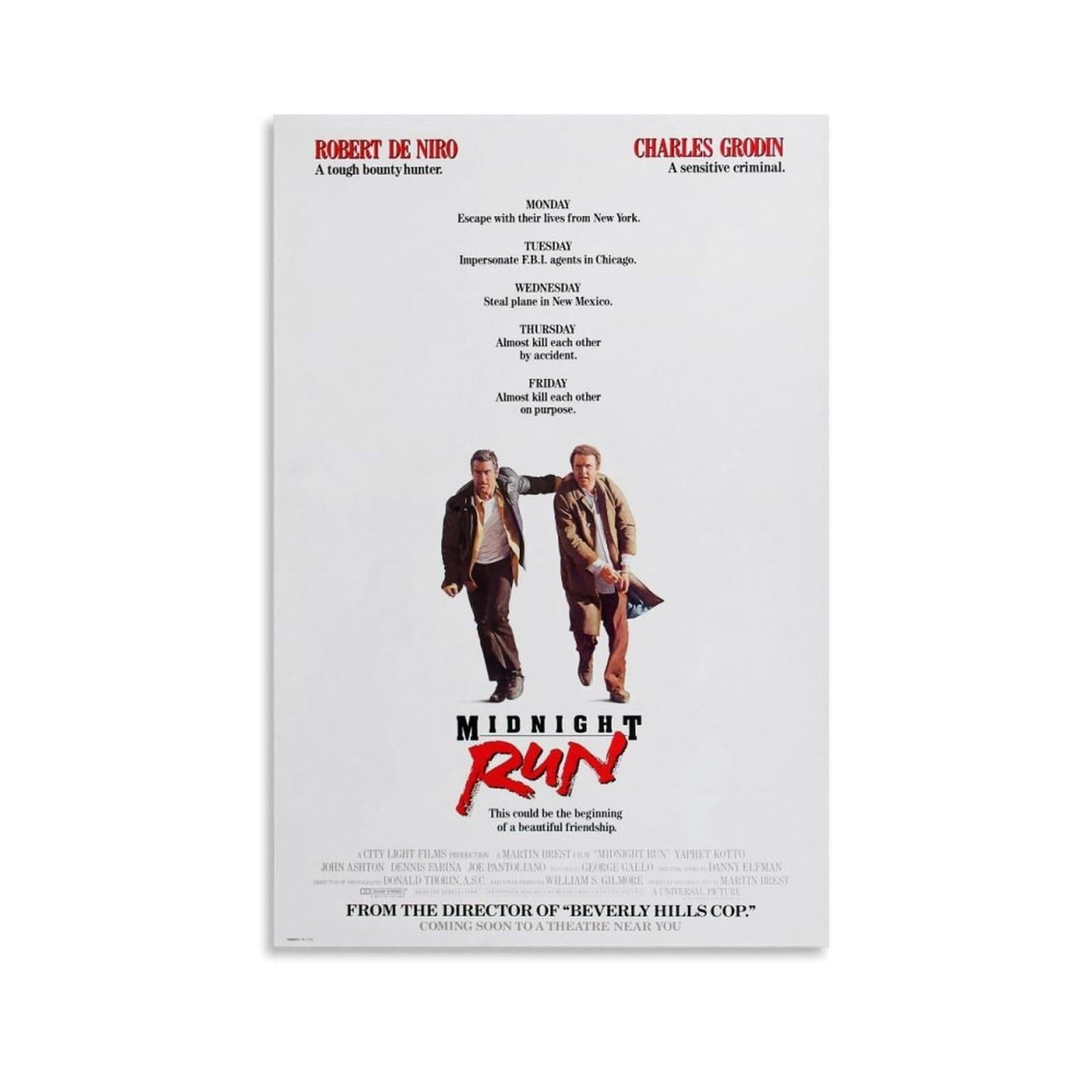 Midnight Run Movie Poster (1) Poster Cool Artworks Painting Wall Art ...