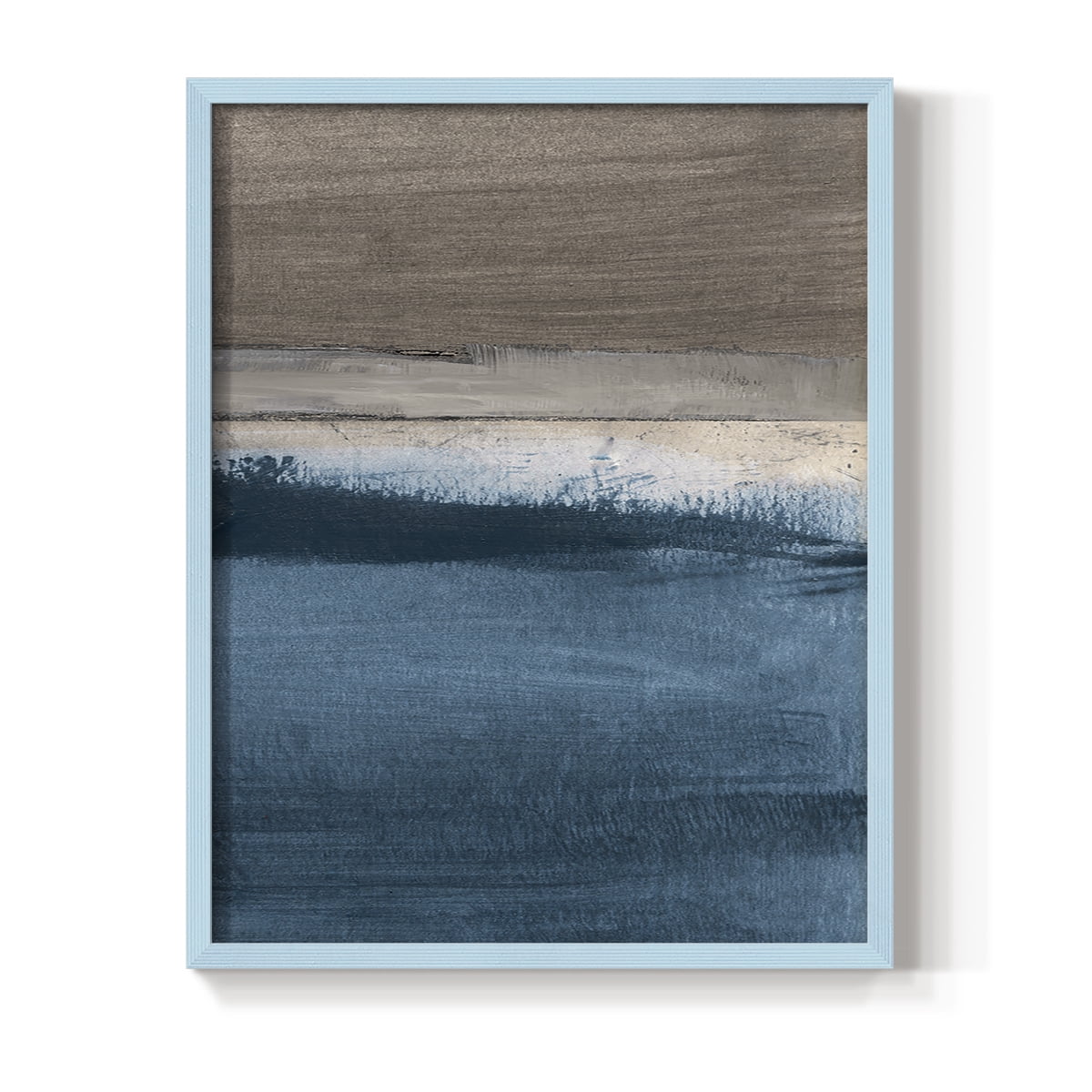 Midnight Sky II in Blue Solid Wood 16 x 20 Framed Print - Walmart.com