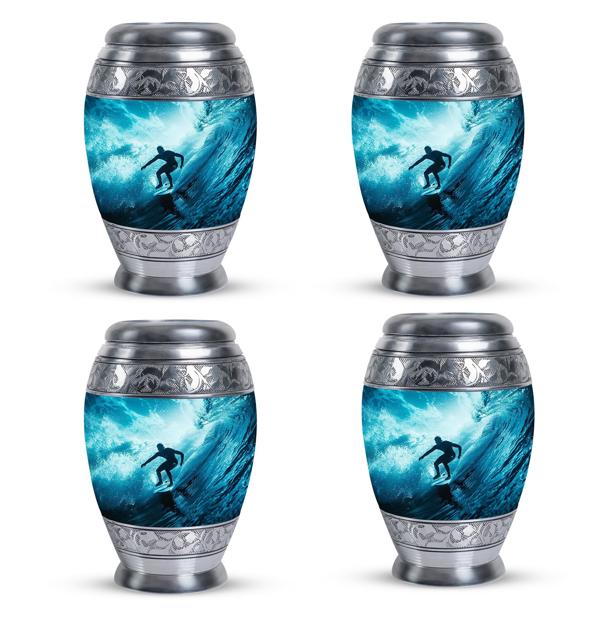 Midnight Surf Odyssey Human Remains Urn Adult - Cremation Urns For ...