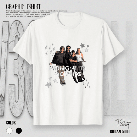 Midnight Til Morning Pop Star Music Era Art Icons Graphic T-Shirt ...