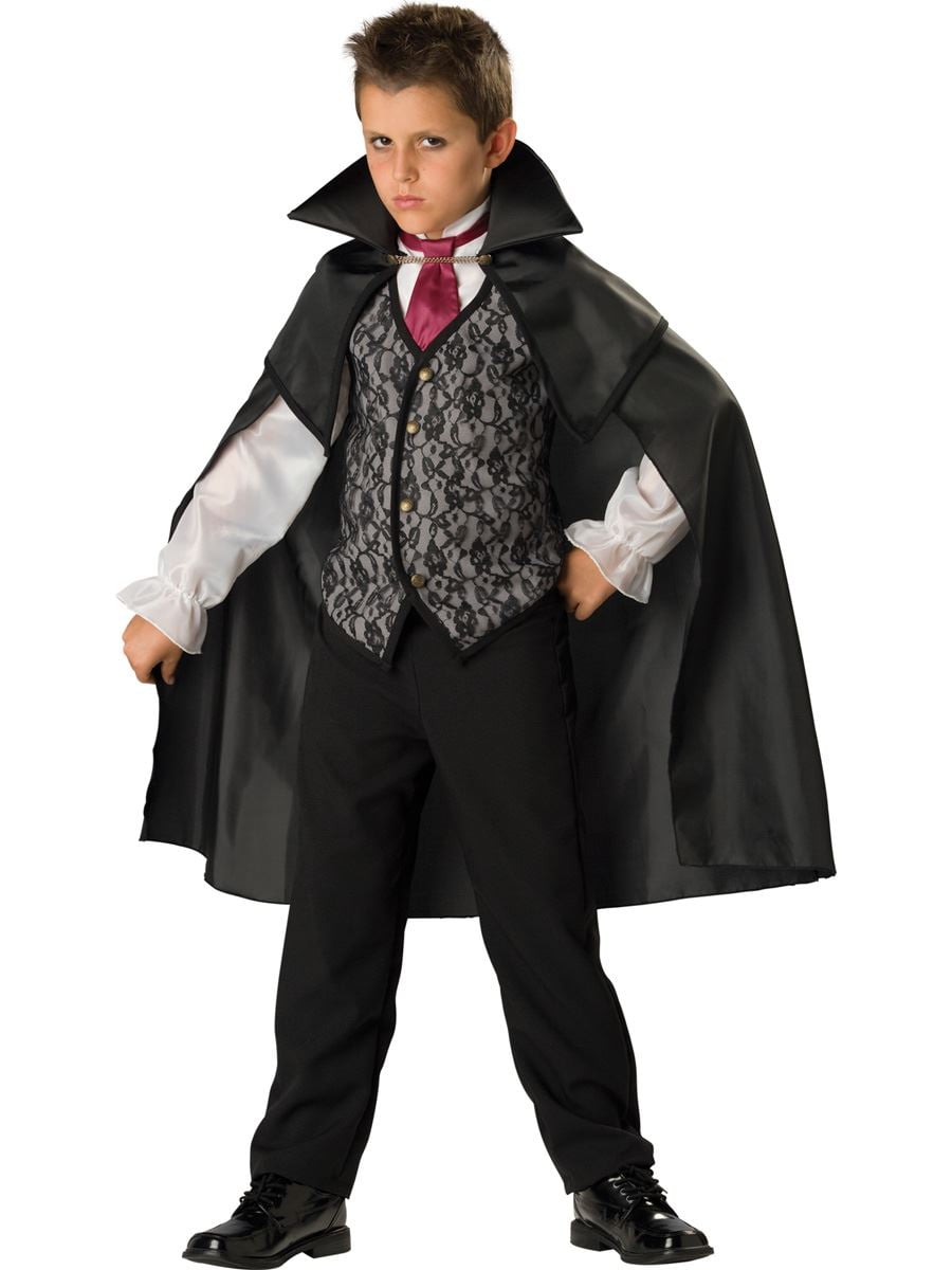 Incharacter Midnight Vampire Costume Child 8 Male - Walmart.com