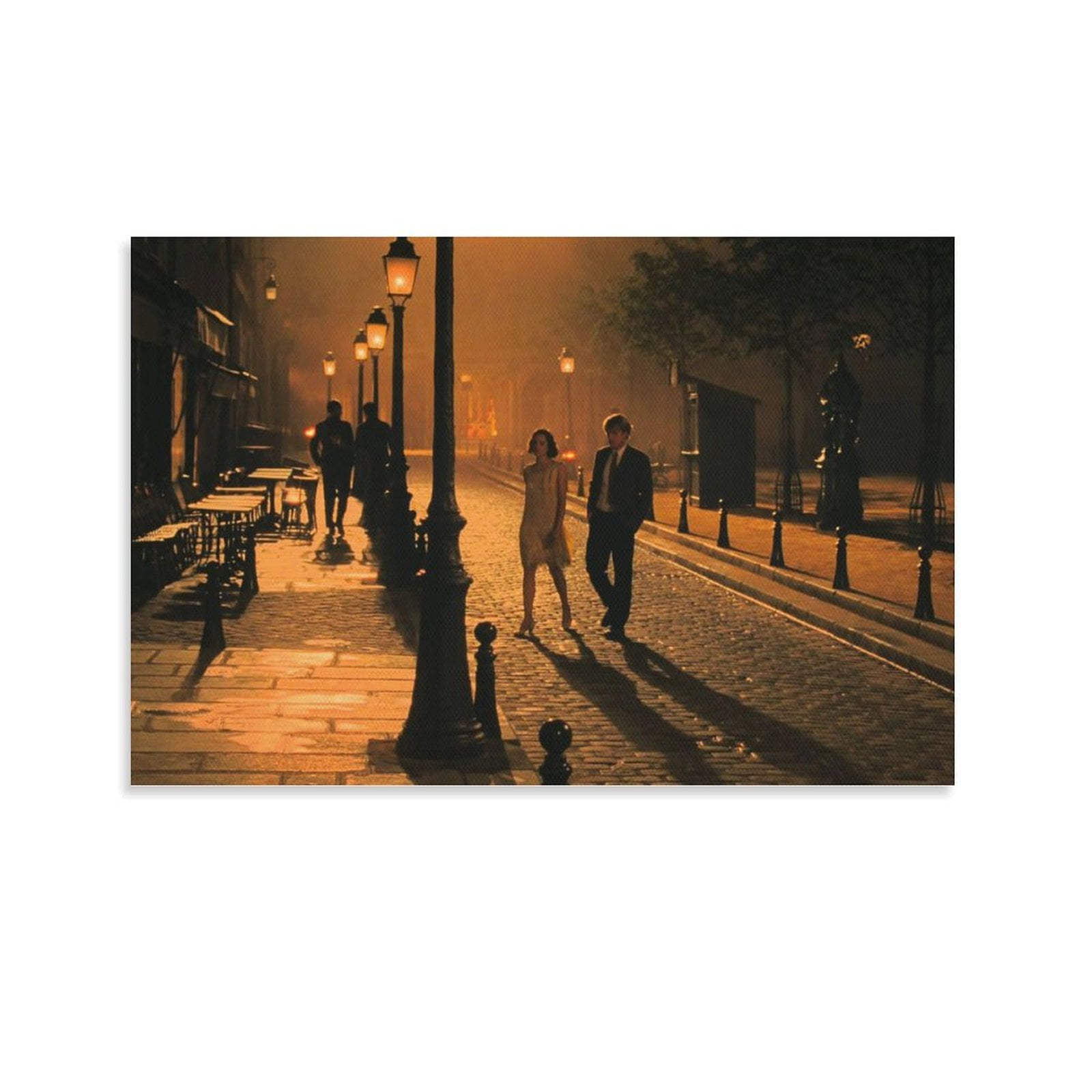Midnight in Paris Movie Poster Autumn In Paris Canvas Art Poster and ...