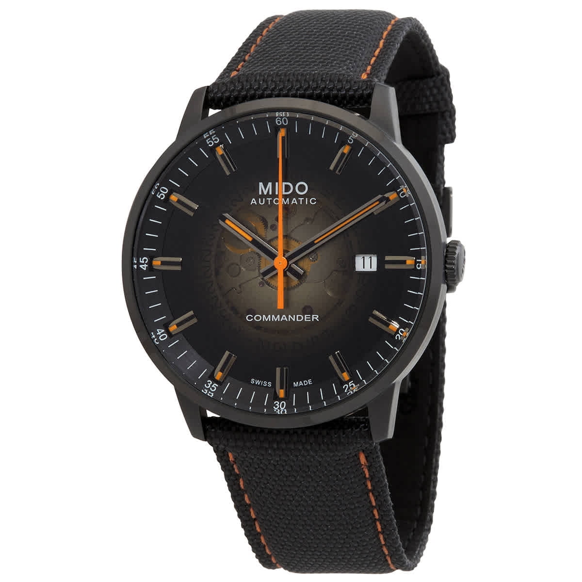 Mido Commander Automatic Chronometer Black Dial Men's Watch ...