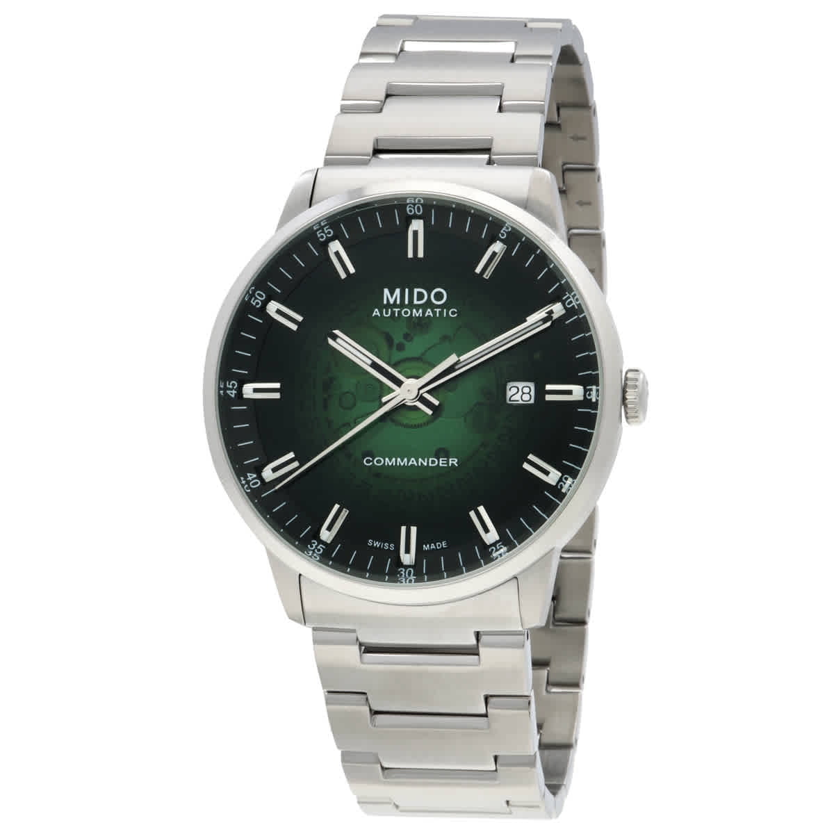 Mido Commander Gradient Automatic Green Dial Men's Watch M021.407.11 ...